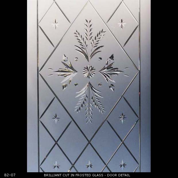 Glasslight, Brilliant Cut in Frosted Glass