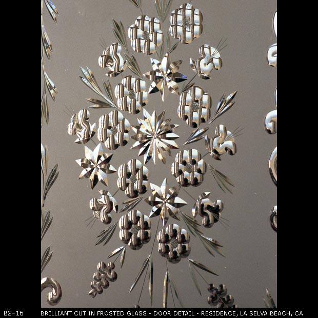 Glasslight, Brilliant Cut in Frosted Glass