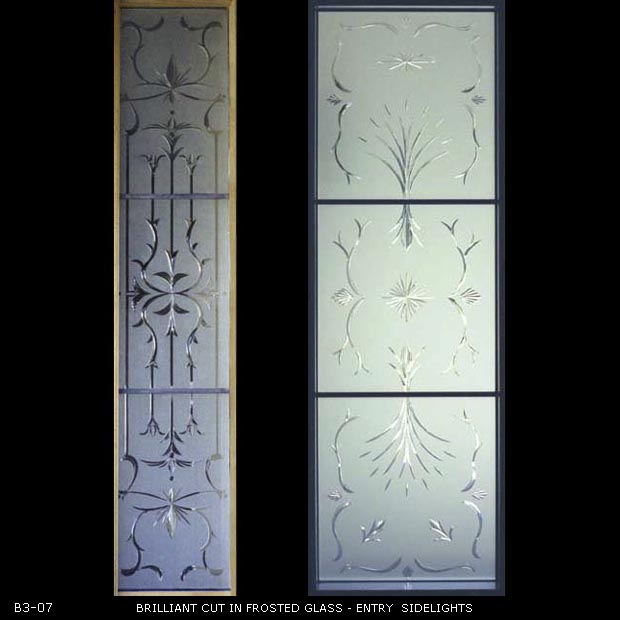 Glasslight, Brilliant Cut in Frosted Glass